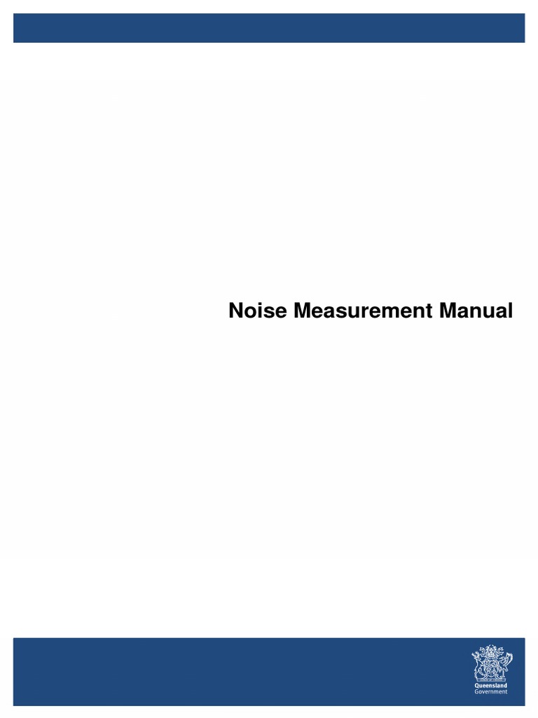 Eis TM Noise Measurement Manual | PDF | Noise | Wound