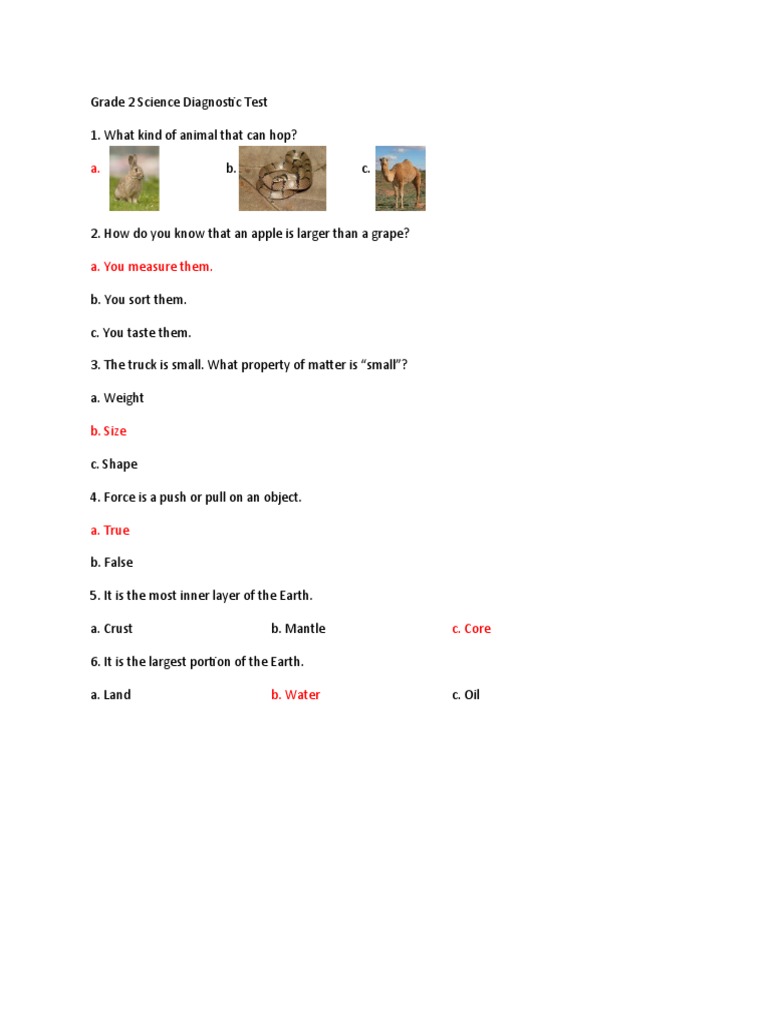 Grade 2 Science | PDF