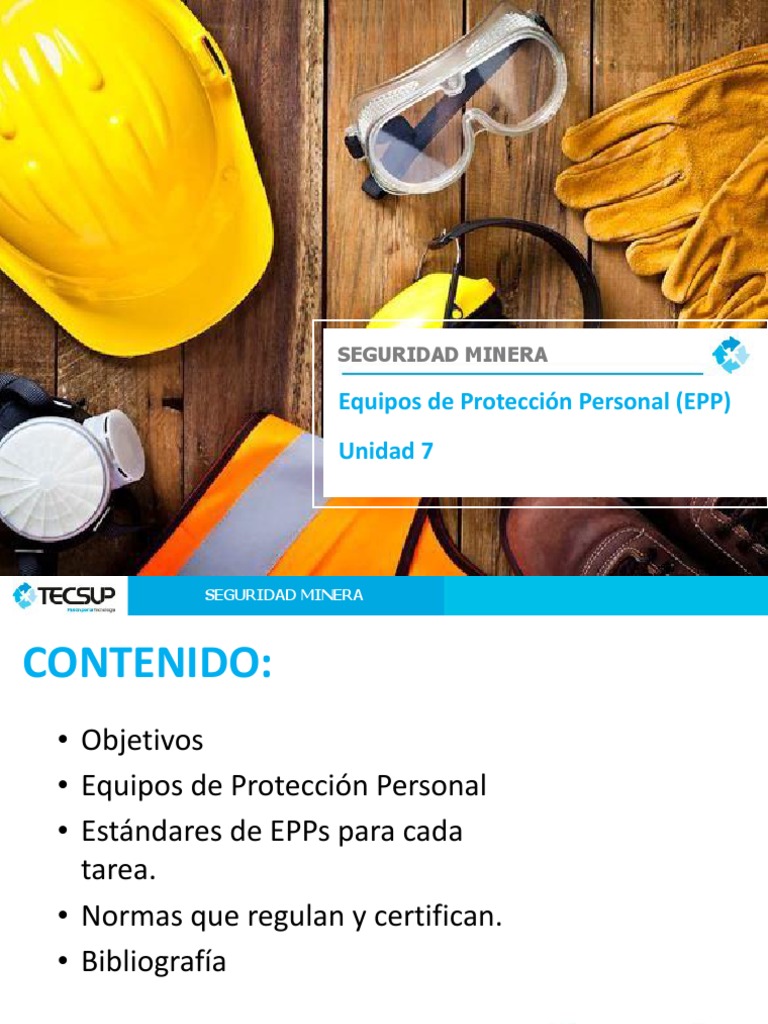 EPP en Seguridad Minera: Normas y Uso | PDF | Riesgo | Soldadura