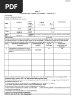 How To Fill Gratuity Form F | PDF | Gratuity | Government