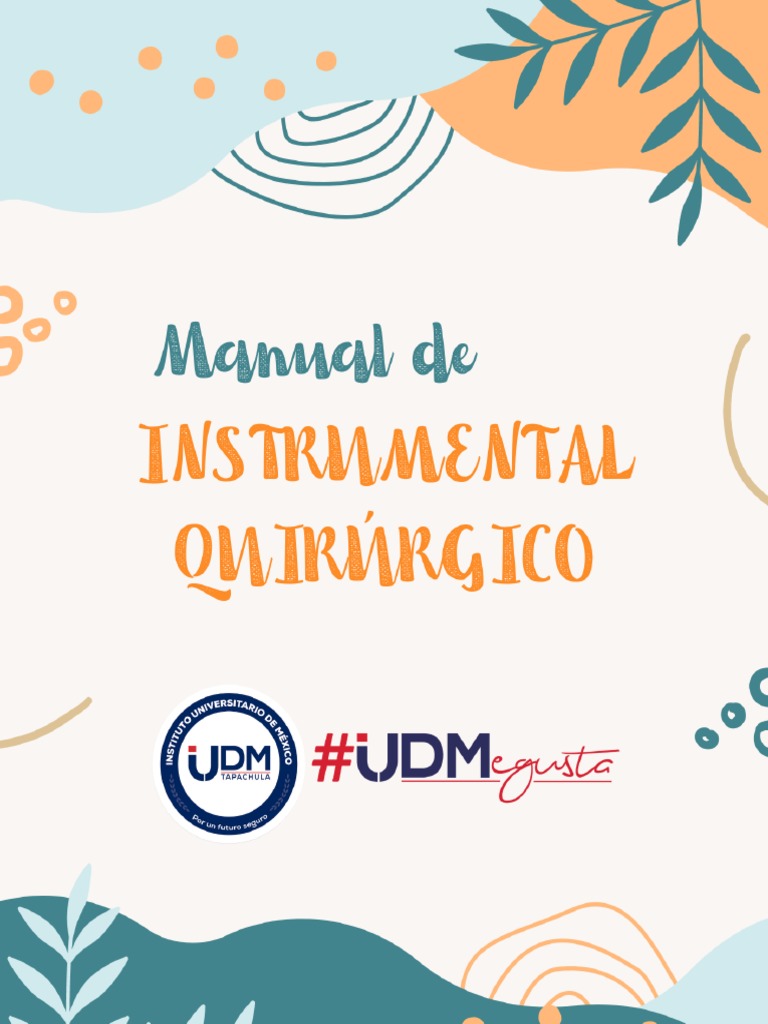 Manual de Instrumental Quirúrgico - 051726 | PDF | Cirugía | Bilis