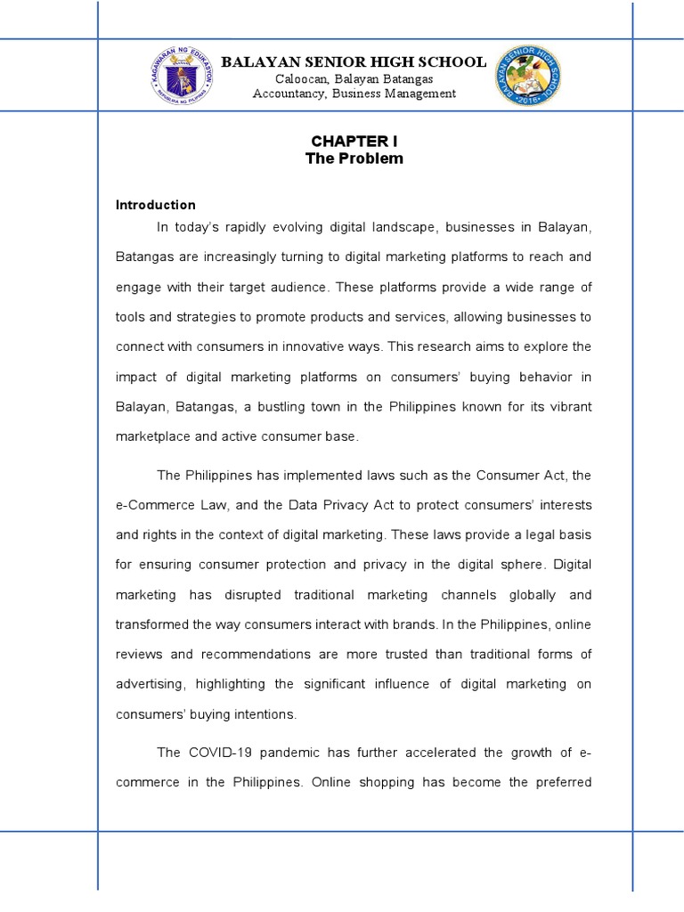 3i's CHAPTER 1 EXAMPLE | Download Free PDF | Digital Marketing | Marketing