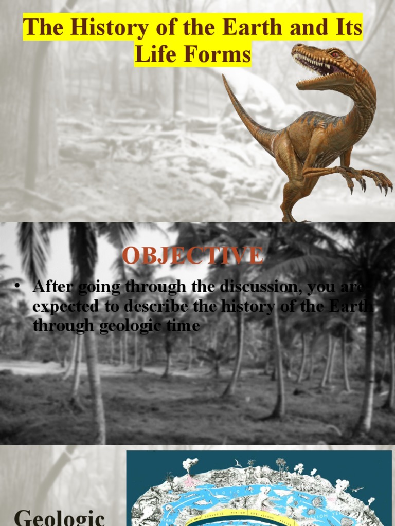 The History of The Earth Through Geologic Scale Edited | PDF | Geologic ...