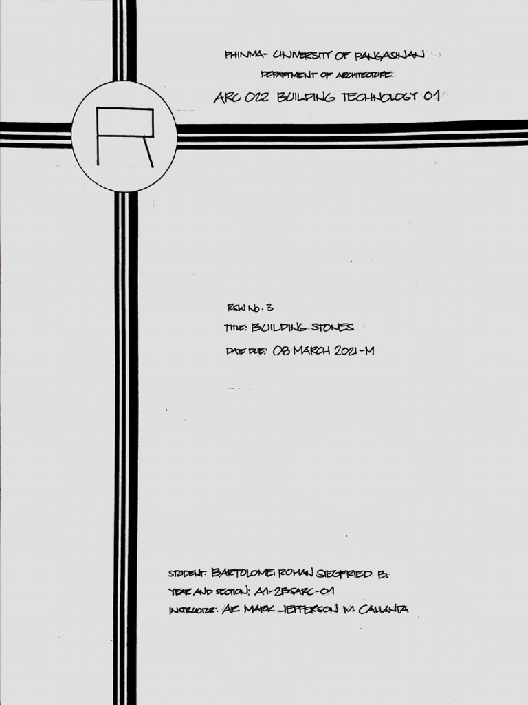 RSW No. 3 BUILDING STONE | PDF