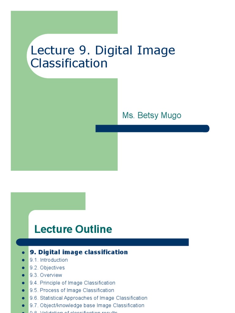 Digital Image Classification | PDF | Statistical Classification | Cluster Analysis