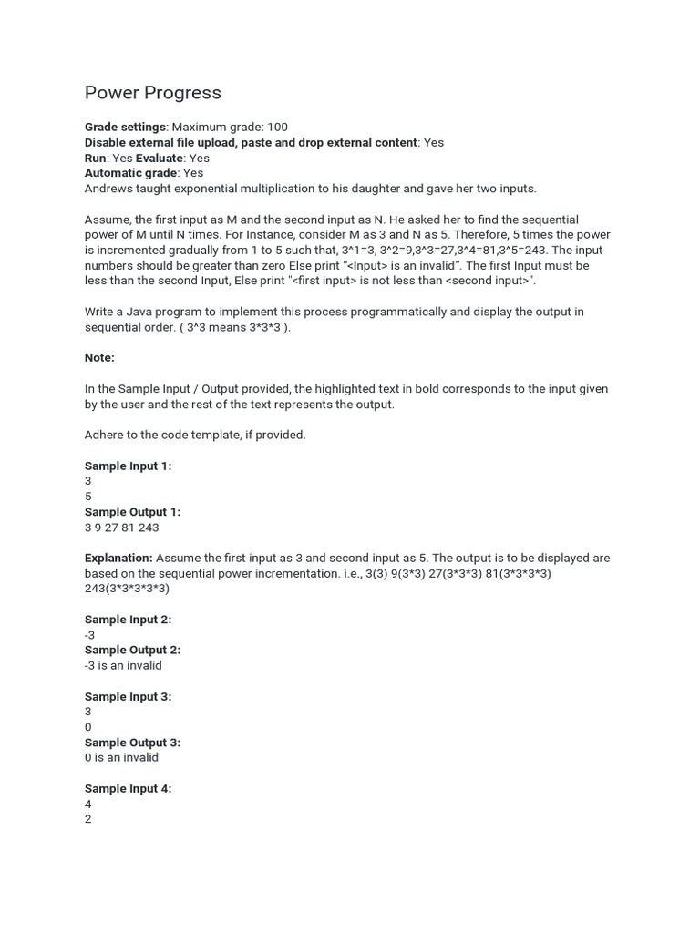 Power Progress | PDF