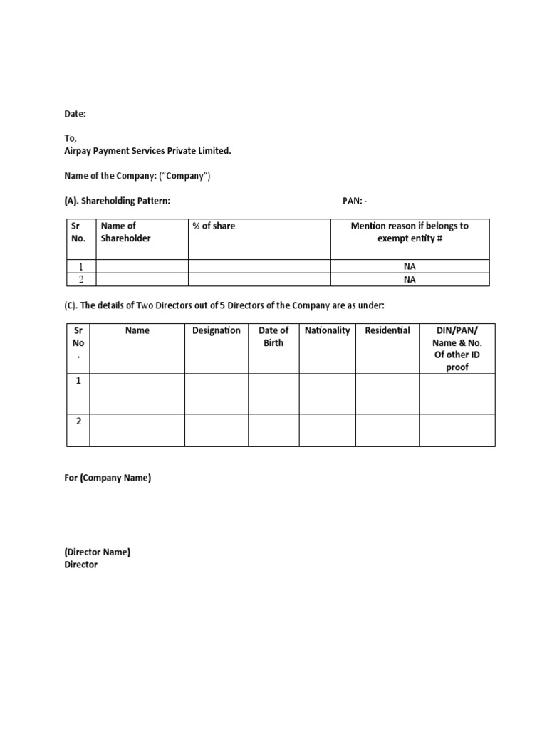 BO_Declaration- Final | PDF
