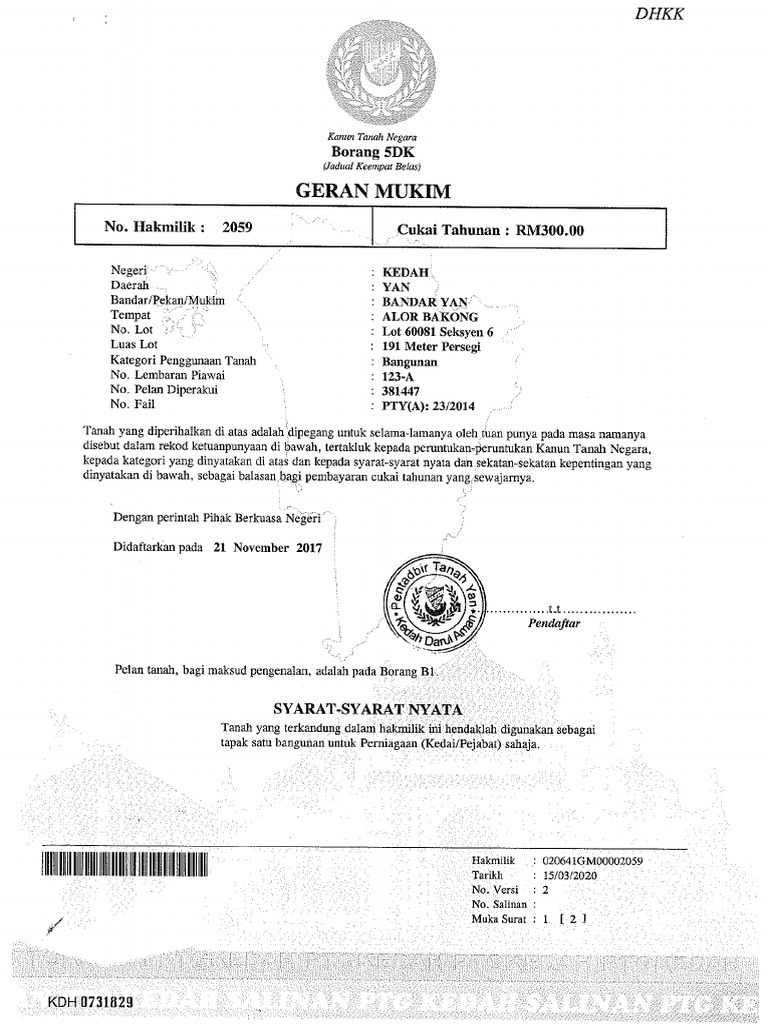 Geran GM 2059 | PDF