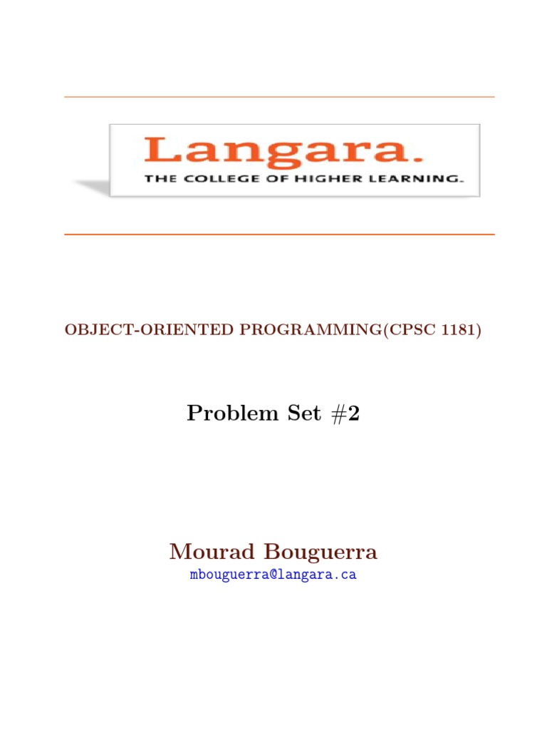 Problem Set 2 Pdf C Sharp Programming Language String Computer 5004