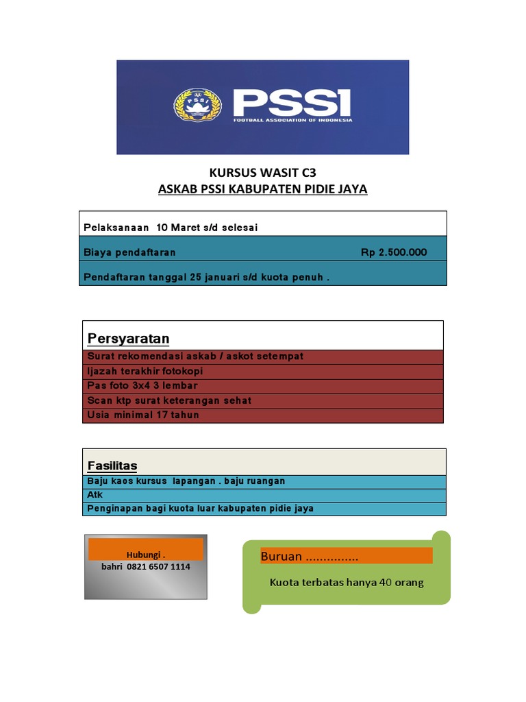 Kursus Wasit C3 | PDF