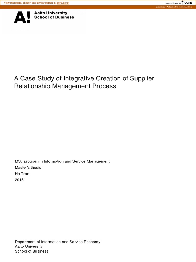 SRM Reference | Download Free PDF | Procurement | Business Process