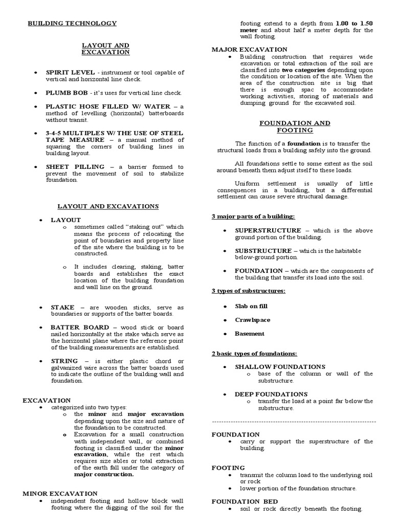 BT Ica | PDF | Framing (Construction) | Deep Foundation