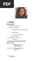 CV Format Shqip | PDF