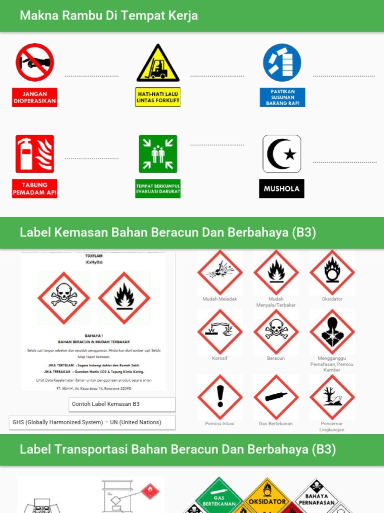 5. Rambu & Label Di Tempat Kerja | PDF