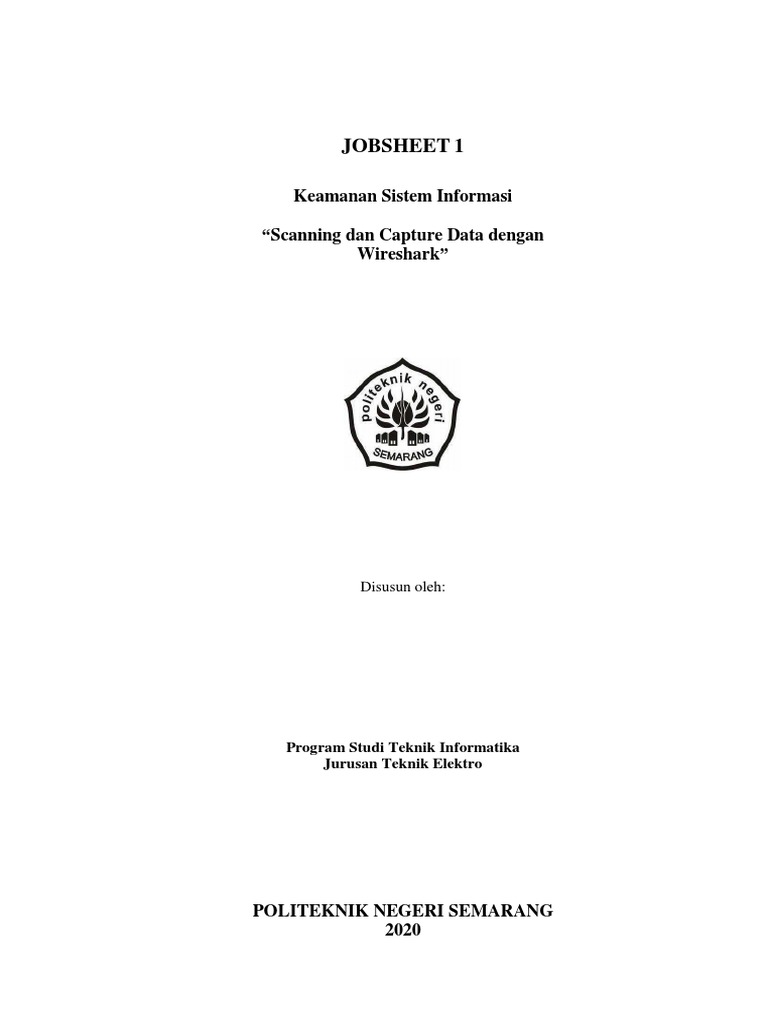 Jobsheet 1 KSI-Scanning - Capture | PDF