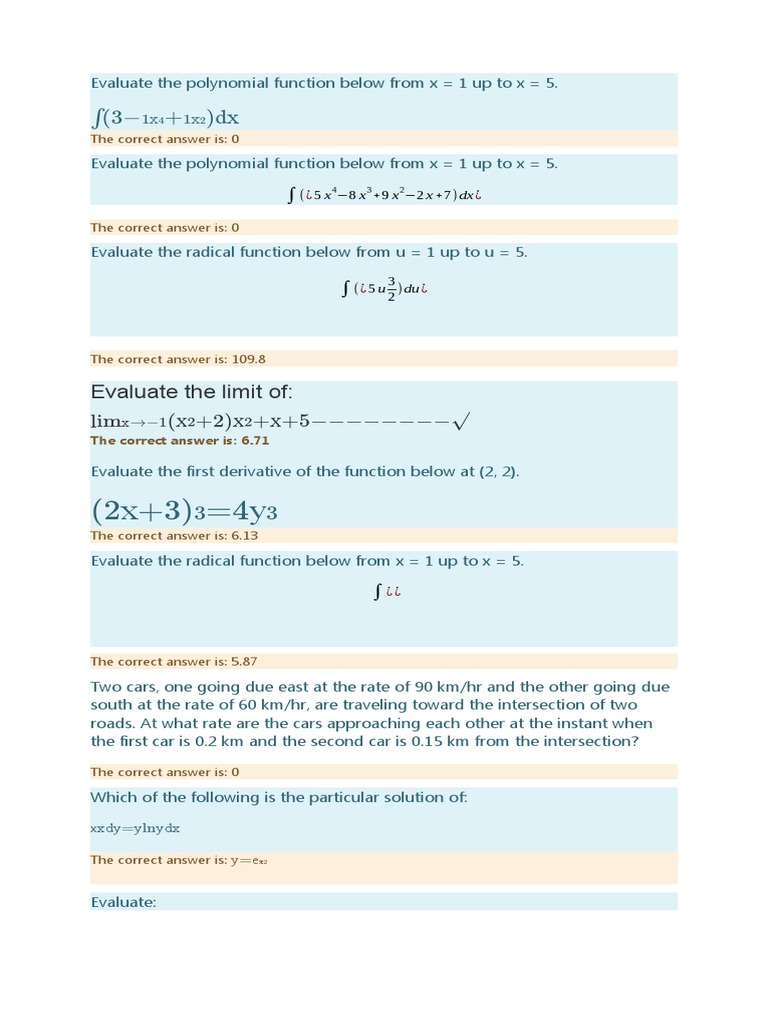 Source of Basic Cal | Download Free PDF | Function (Mathematics) | Trigonometric Functions