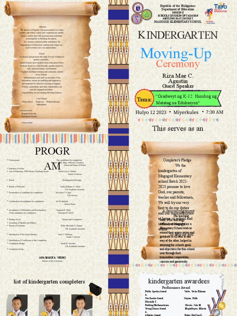 Kindergarten: Moving-Up | PDF