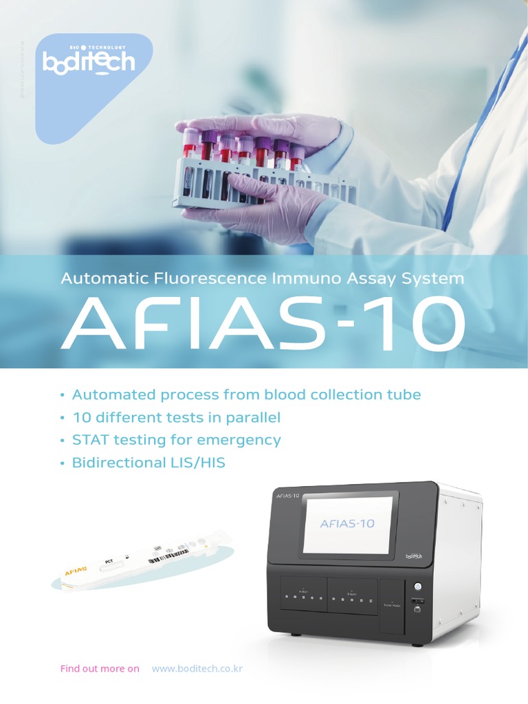 AFIAS-10: Automated Blood Testing System | PDF | Assay | Usb
