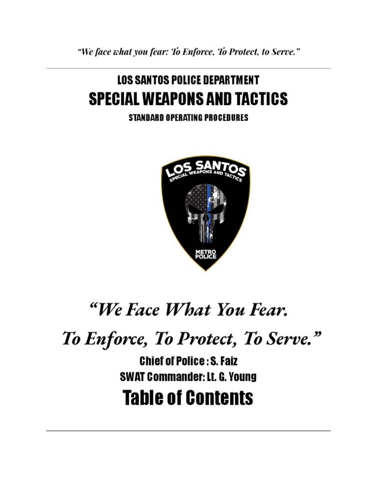 LSPD SWAT Part2 | PDF | Swat | Police
