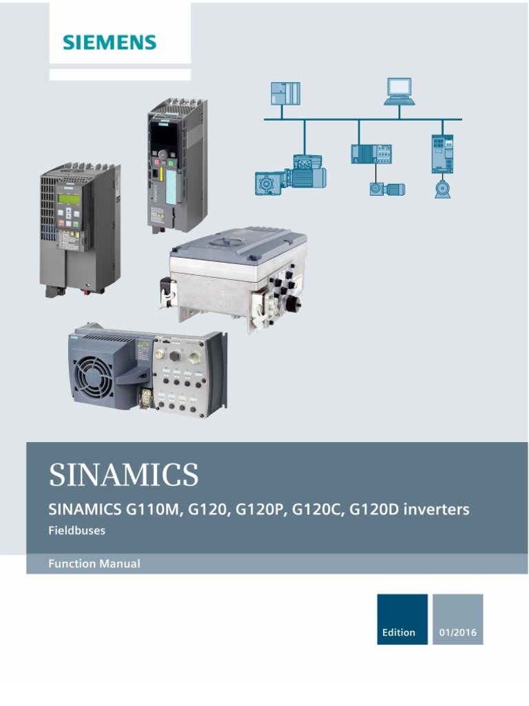 G120 Fieldbuses FH17 0116 Eng en-US | PDF | Computer Networking ...