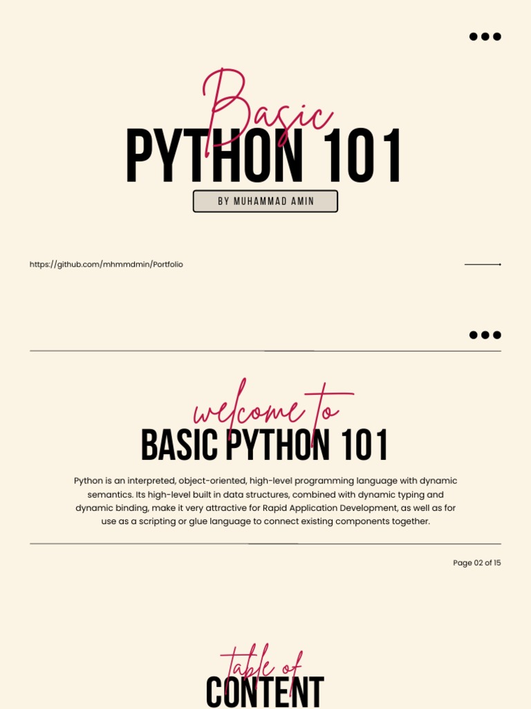 Python 101 | PDF | Data Type | Boolean Data Type