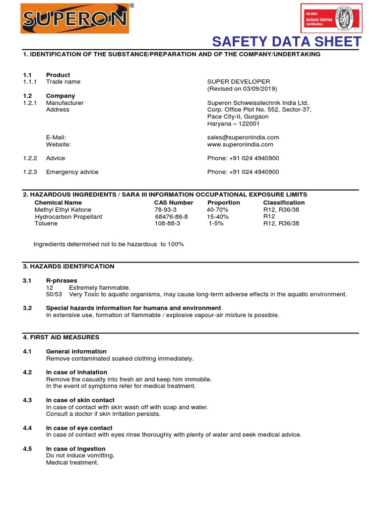 SDS Super Developer | PDF | Firefighting | Fires
