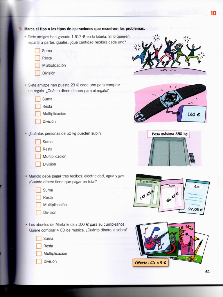 Ed Santillana - Solucion de Problemas Metodo DECA 5 Primaria - 4 | PDF Ed Santillana - Solucion de Problemas Metodo DECA 5 Primaria - 4 | PDF