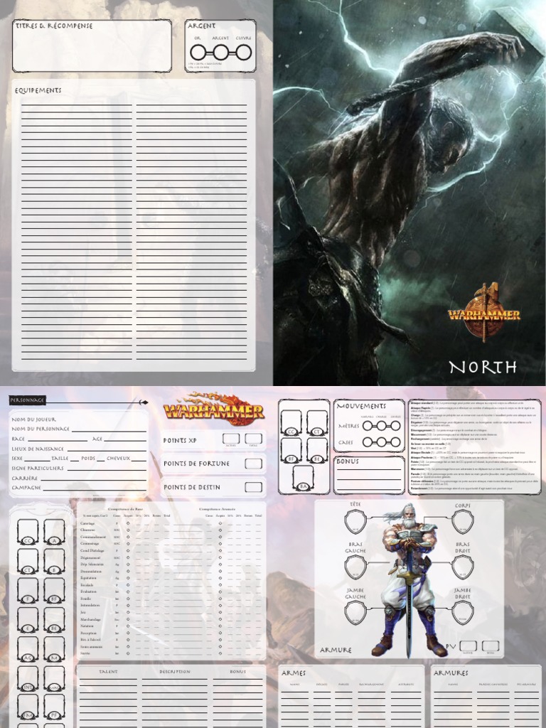 Fiche_PJ_Warhammer_Barbare | PDF