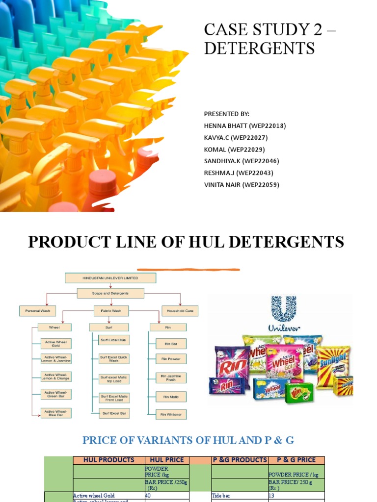 CASE STUDY 2 - DETERGENTSu | PDF | Procter & Gamble | Marketing