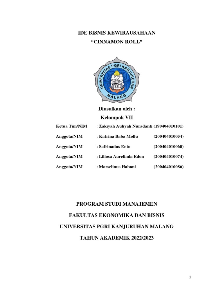 Kwu Ii - Kelompok 7 - Fix | PDF
