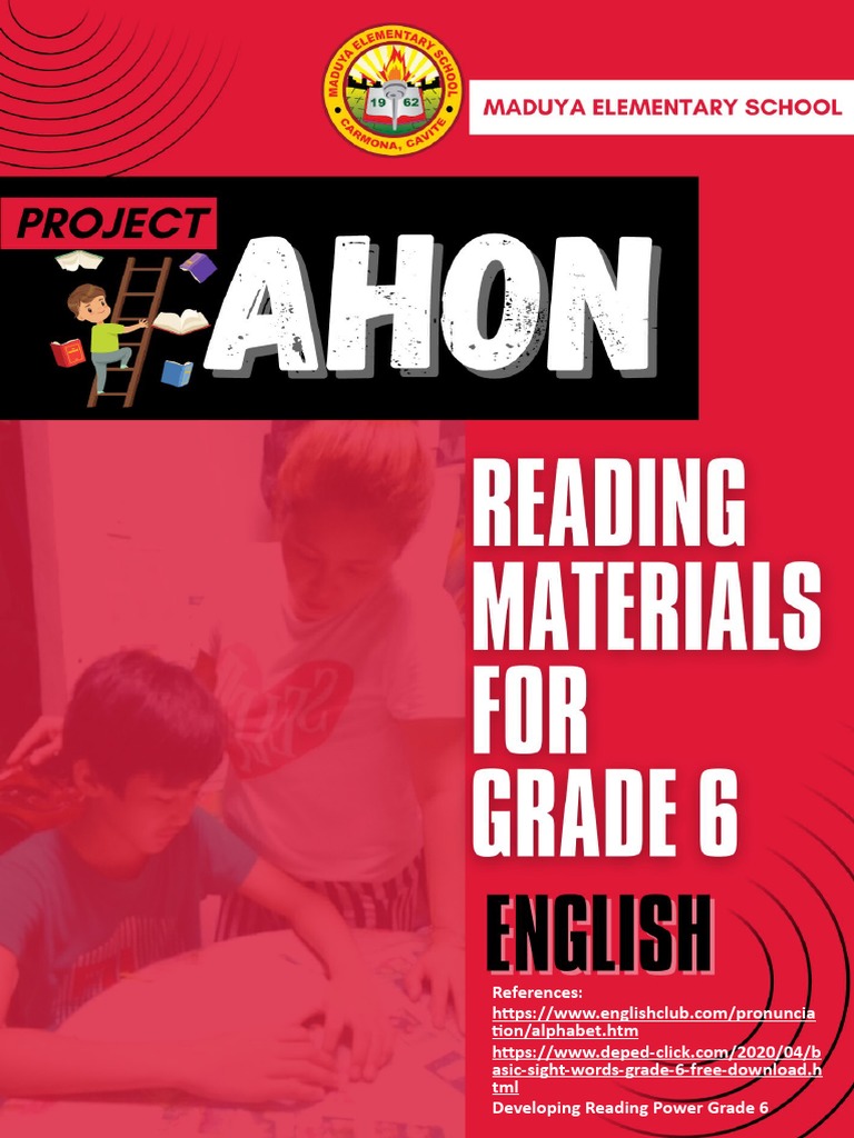Project AHON Reading Materials Grade 6 - English | PDF | Meteoroid ...