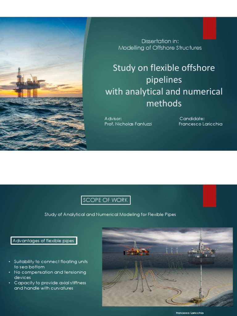 Flexible Offshore Pipeline Modeling Study | PDF | Stress (Mechanics ...