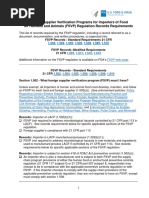 CPR Requirements for Medium Risk Foods | PDF | Food And Drug ...