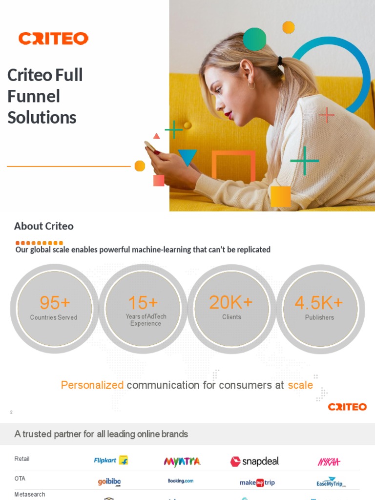 Criteo Full Funnel Solutions - Oct | PDF | Mobile App | Internet