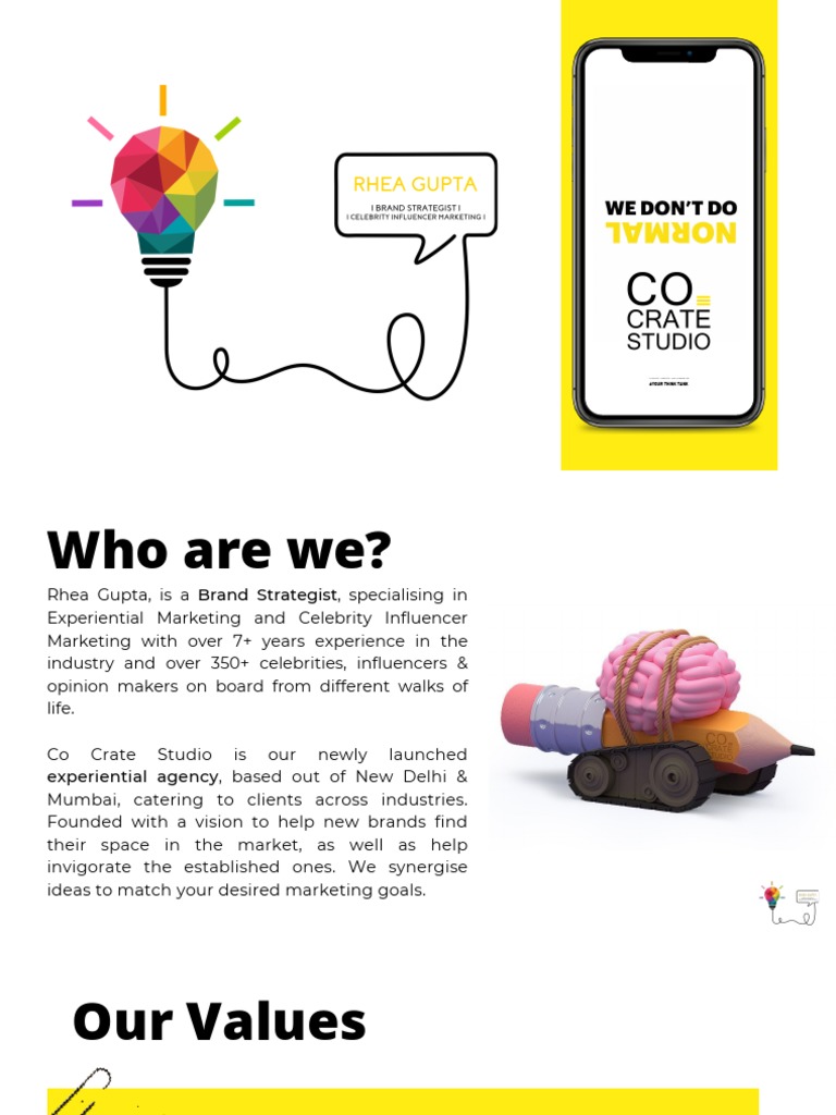 Rhea Gupta | Brand Strategist & Celebrity Influencer Marketing | PDF ...