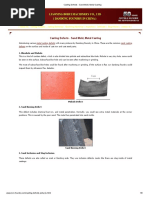 Fettling Process in Sand Casting | PDF | Building Engineering | Metallurgy