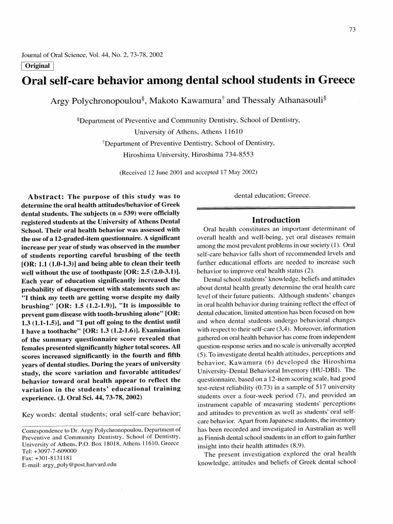 Greece | PDF | Dentistry | Statistics