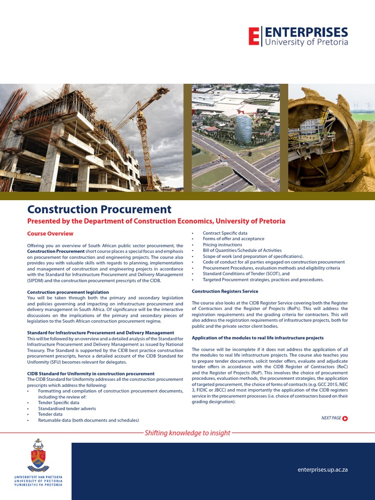 Construction Procurement | Download Free PDF | Procurement ...