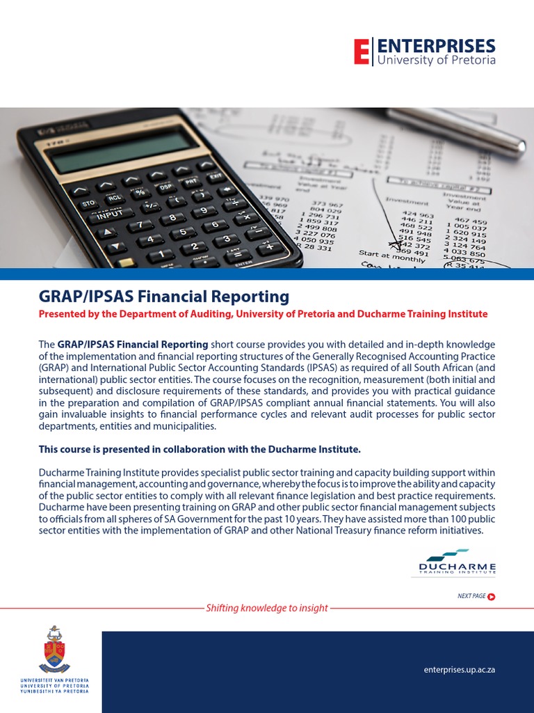 GRAP IPSAS Financial Reporting | PDF | Accounting | Financial Statement