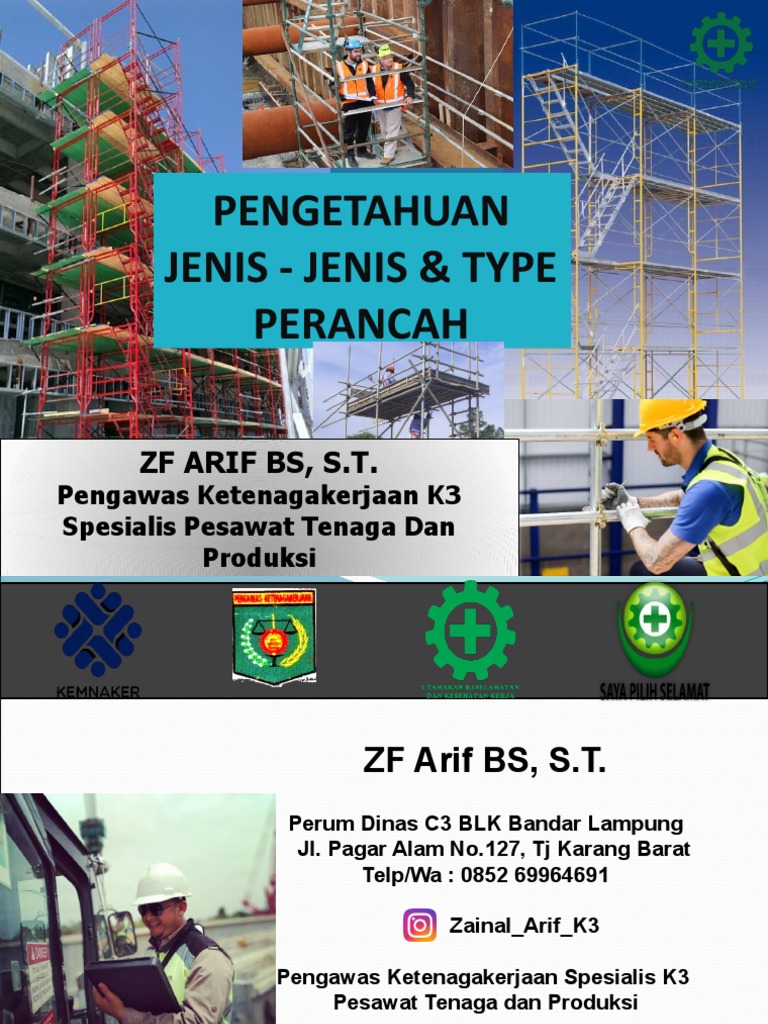 Jenis - Jenis & Type Perancah | PDF