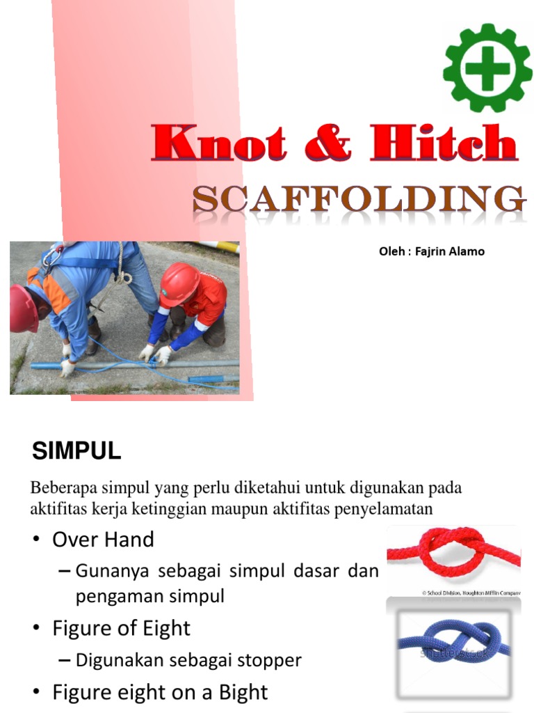 Knot and Hitch Scaffold | PDF