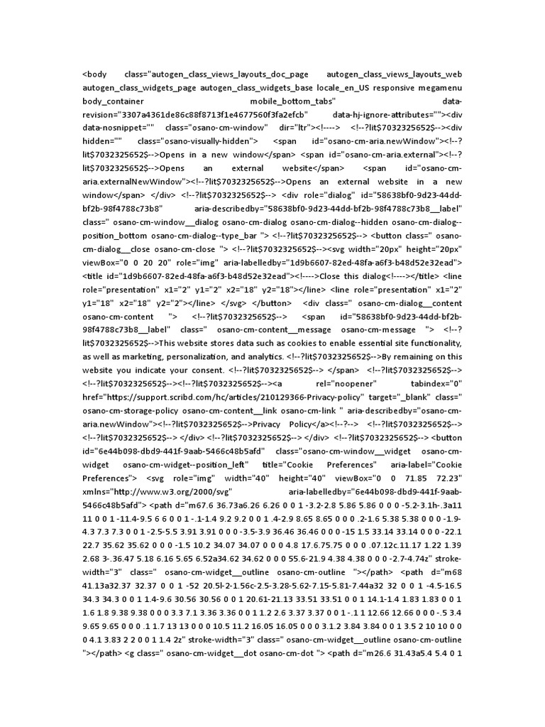 Body Class | PDF | Business | System Software