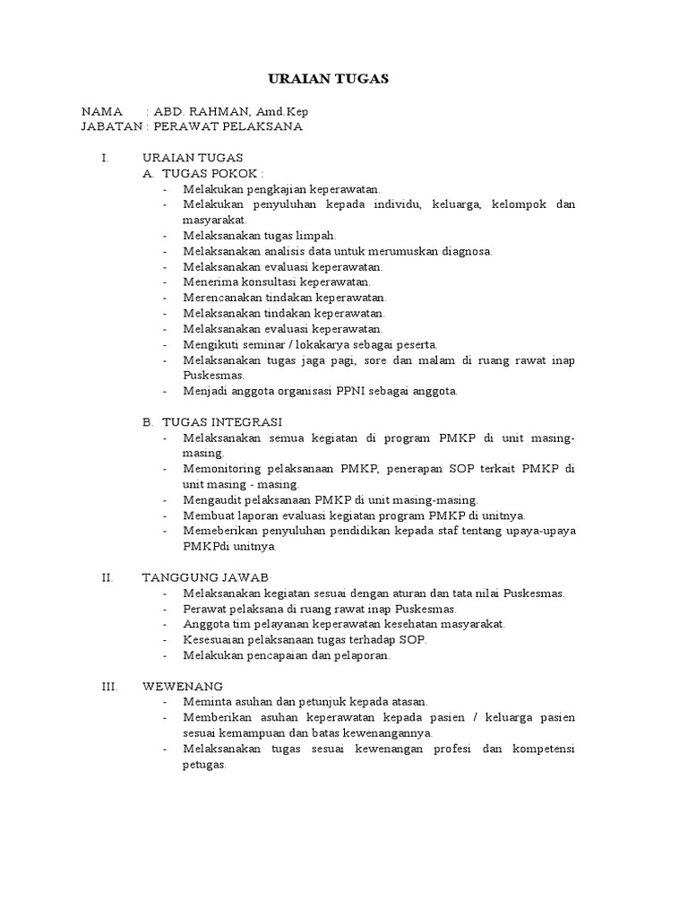 Abd. Rahman, Amd - Kep | PDF