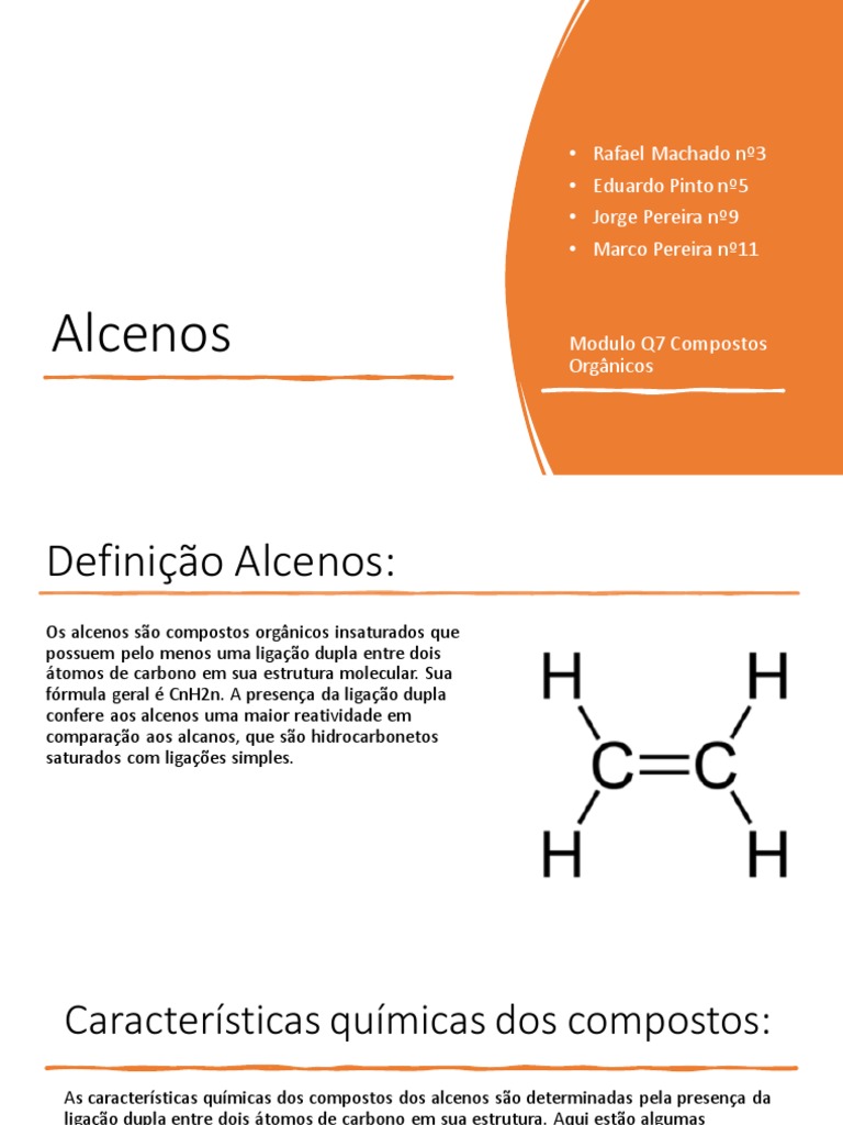 Apresentação 5 | PDF | Alceno | Química
