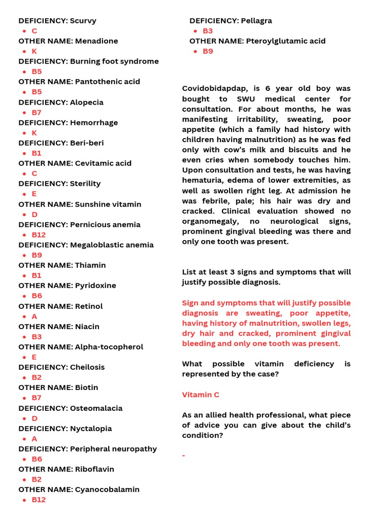 Bio 024 - Quiz Cfu Sas 5 (Answer Key) | PDF | Vitamin B12 | Food And Drink