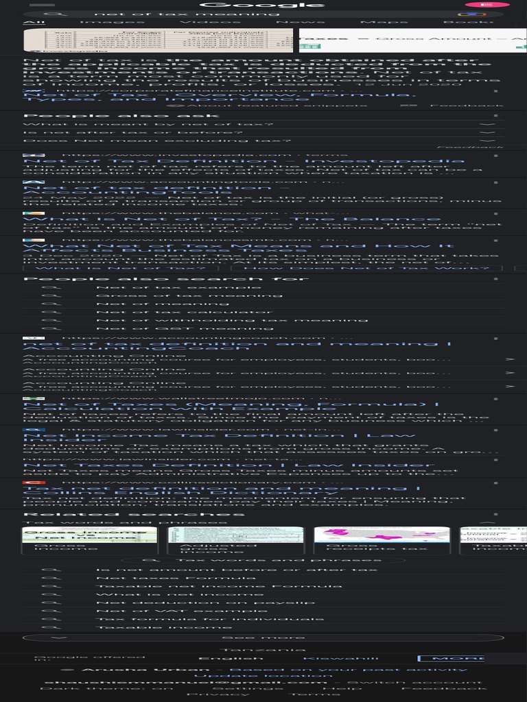 Net of Tax Meaning - Google Search | PDF | Taxes | Tax Deduction