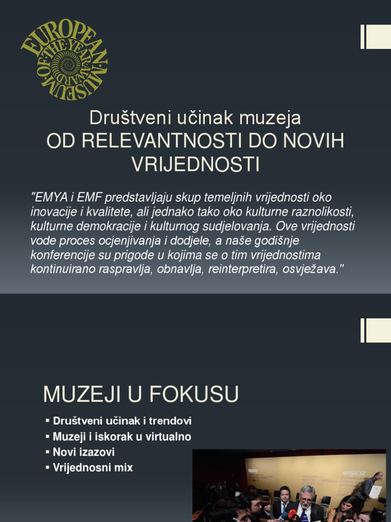 07 MUZEJI I PUBLIKA - MUZEJSKI TRENDOVI 2021 Uvod | PDF