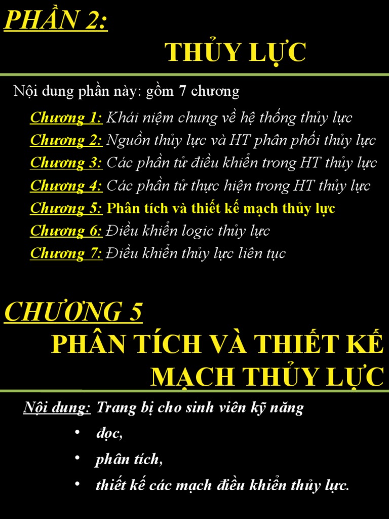 Phan 2 - Chuong 5 - Phan Tich Va Thiet Ke Mach Thuy Luc | PDF