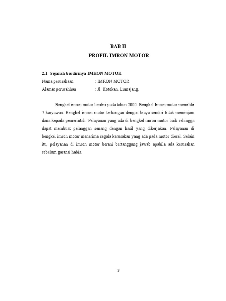 BAB 2 (Profil DUDI) | PDF | Bisnis | Karier & Perkembangan