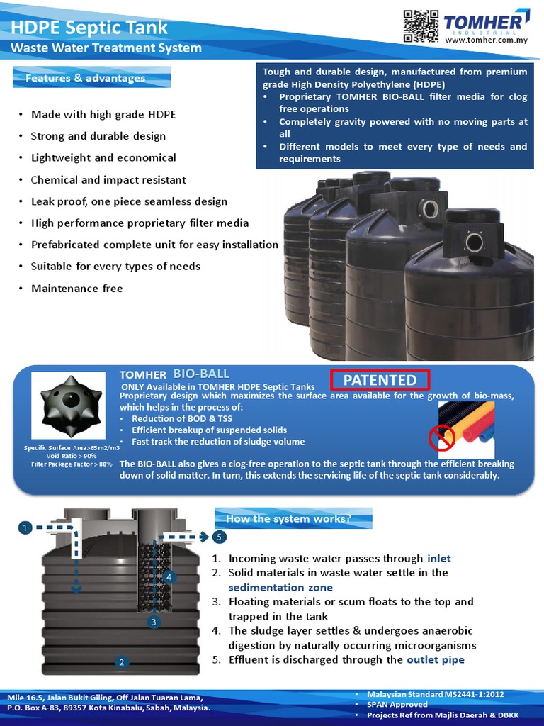 Tomher Septic - Tank 2022 | PDF | Septic Tank | Materials